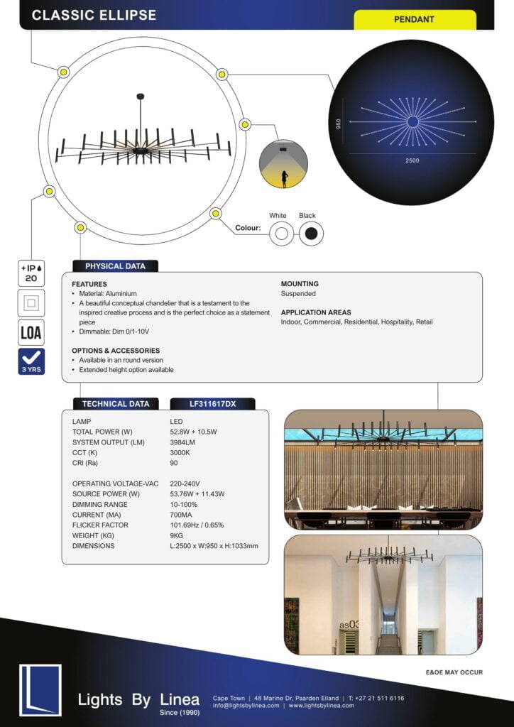Classic Ellipse • The Light Box